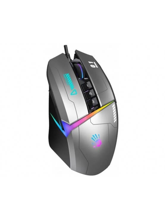 A4tech Bloody W60 Max RGB Gaming Mouse Gun Grey - BestMobi Georgia